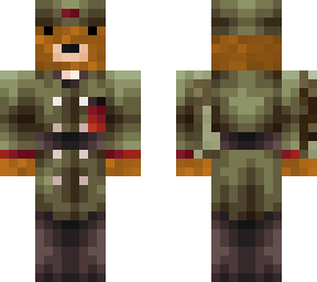 Grizzly Bear Comrade | Minecraft Skin