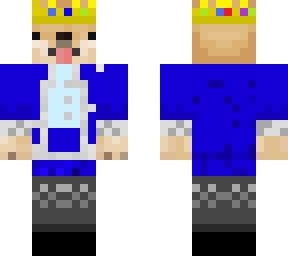 king doge blue | Minecraft Skin