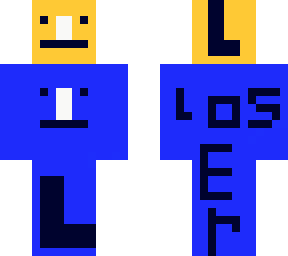 Loser on back | Minecraft Skin