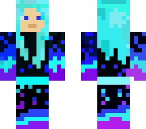 Neon Creeper | Minecraft Skin