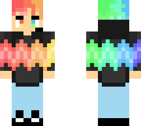 rainbow gamer rainbow | Minecraft Skins