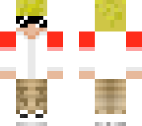 Tommy wearing pog glasses | Minecraft Skin