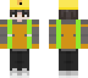 Black Construction Worker Minecraft Skins