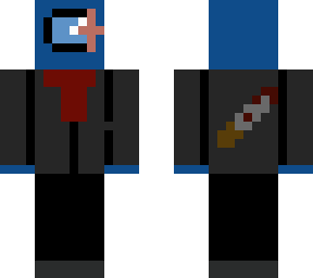 blue among us impostor | Minecraft Skin