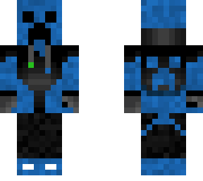 Blue Creeper gamer! | Minecraft Skin