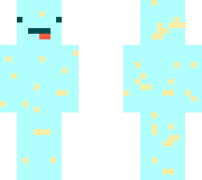 Blue skerpy with yellow pocca-dots | Minecraft Skin