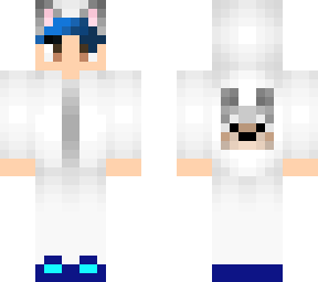Blue Wolf Boy | Minecraft Skin