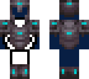 dark blue dream with netherite armor | Minecraft Skin