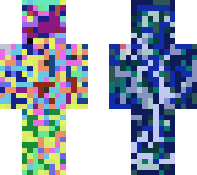 Exploded Rainbow | Minecraft Skin