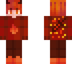 Flame Skin Minecraft Skins