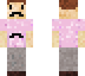 mustache man | Minecraft Skins
