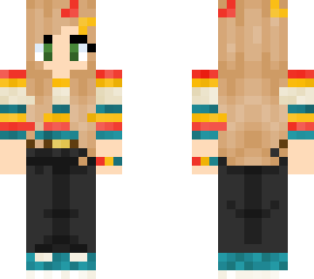 Nihachu Long hair | Minecraft Skin