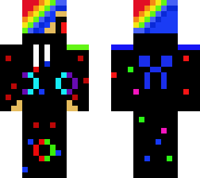 rainbow gamer | Minecraft Skins