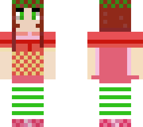 Strawberry Girl | Minecraft Skin