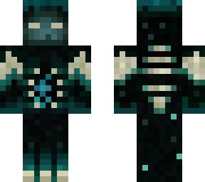 warden human | Minecraft Skin