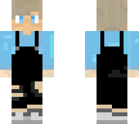 blue overall boy | Minecraft Skin