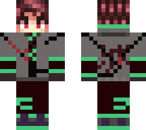 Dripped out Tanjiro V2 | Minecraft Skin