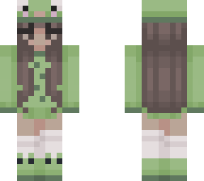 FROGGIE GIRL :) (Like for more!) | Minecraft Skin