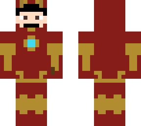iron man (open helmet) | Minecraft Skin
