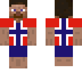 Norway Steve with Summer Theme | Minecraft Skin