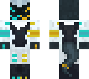 protogen with bi flag | Minecraft Skin