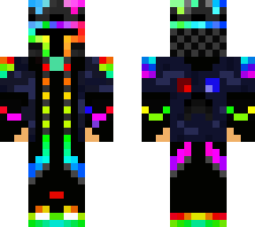 knight rainbow | Minecraft Skins