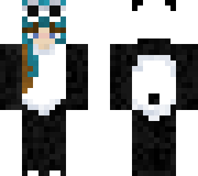 Updated Panda girl | Minecraft Skin