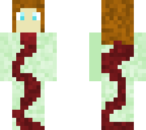 a girl bleeding | Minecraft Skin