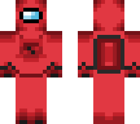 Among Us Red Crewmate | Minecraft Skin