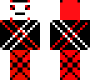 black and red | Minecraft Skin