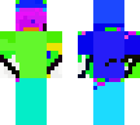 COlorful bad ping | Minecraft Skin