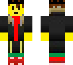 Cool roblox noob with epic jacket | Minecraft Skin