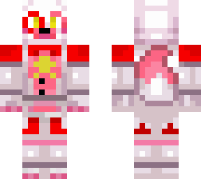 Glam rock funtime foxy | Minecraft Skin