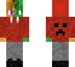 Half zombie half human | Minecraft Skin