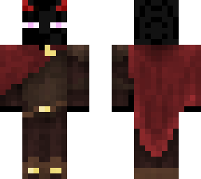 Skeptical Enderman no crown | Minecraft Skin