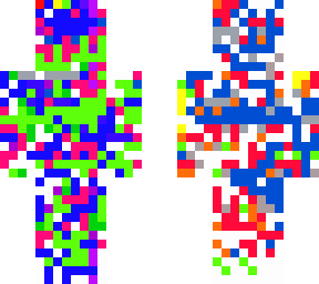 Spatter paint | Minecraft Skin