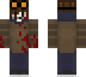 Ticci Toby (With Blood Splatters) | Minecraft Skin