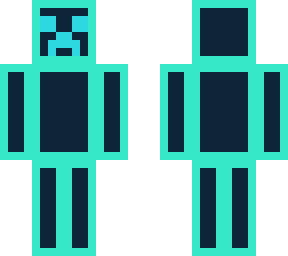 Blue Creeper | Minecraft Skins