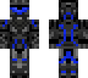 Blue Spartan | Minecraft Skin