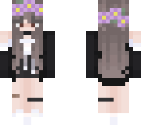 chica con flores | Minecraft Skins