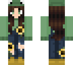 Frog Hat Girl | Minecraft Skin
