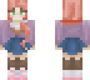 Just Monika | Minecraft Skin