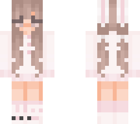 pink bunny girl | Minecraft Skin