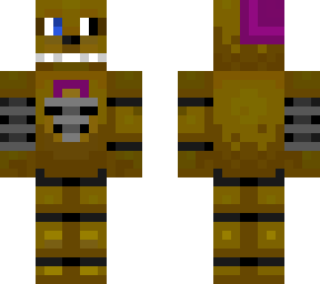 Withered fredbear | Minecraft Skin