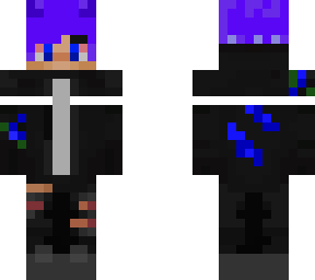 Blue demon boy | Minecraft Skin
