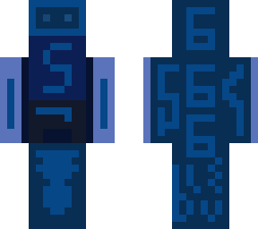 blue man | Minecraft Skin