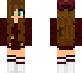 Cutie Kylie with a bow | Minecraft Skin