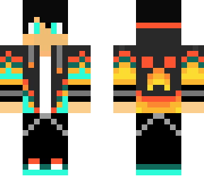 fire gamer boy | Minecraft Skins
