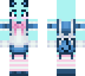 frostfroof cat maid cafe skin | Minecraft Skin