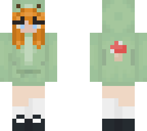karl jacobs frog and a girl idk | Minecraft Skin